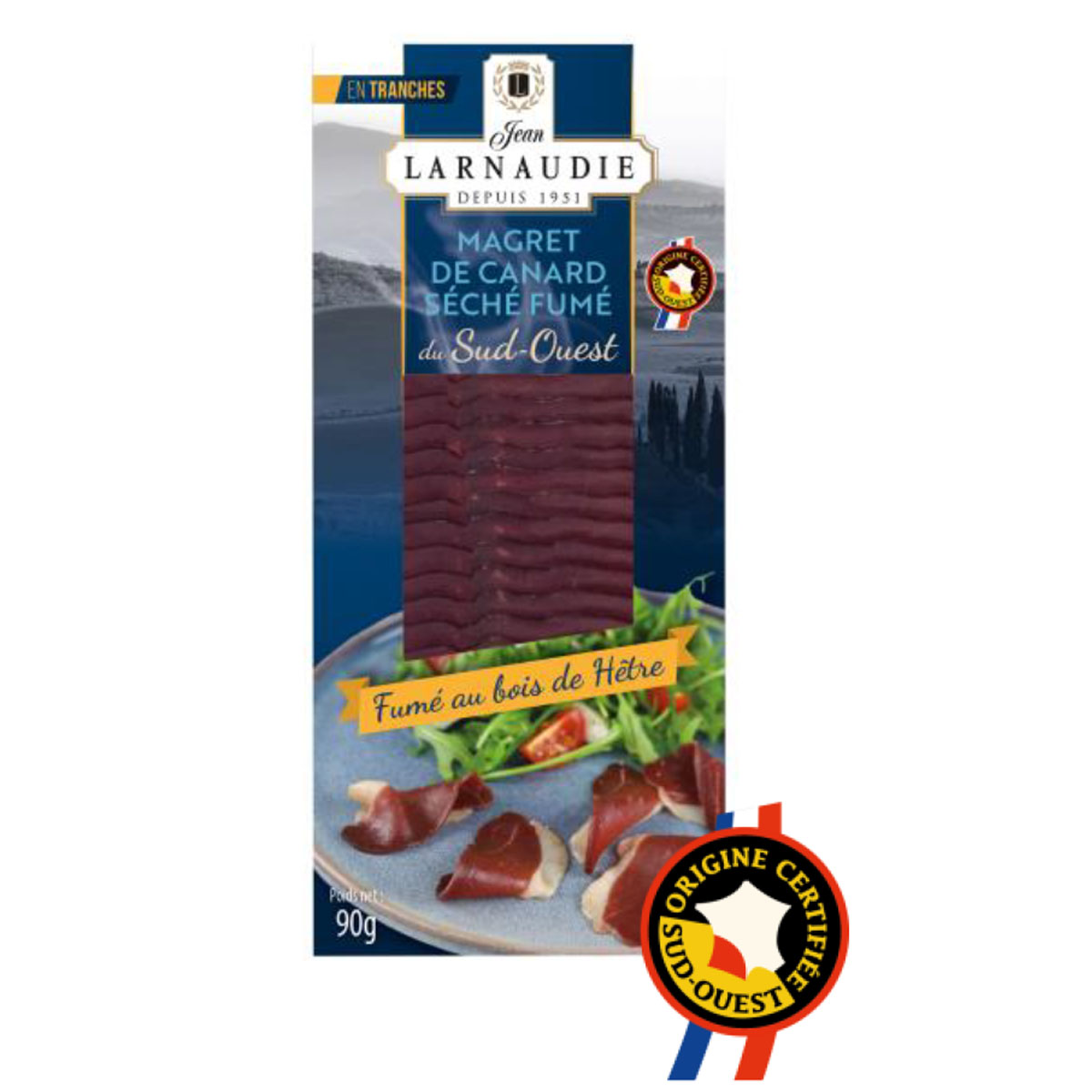 90g – Dilimlenmiş Kurutulmuş & Füme Ördek Göğsü – Vakumlu, 15'li paket ...